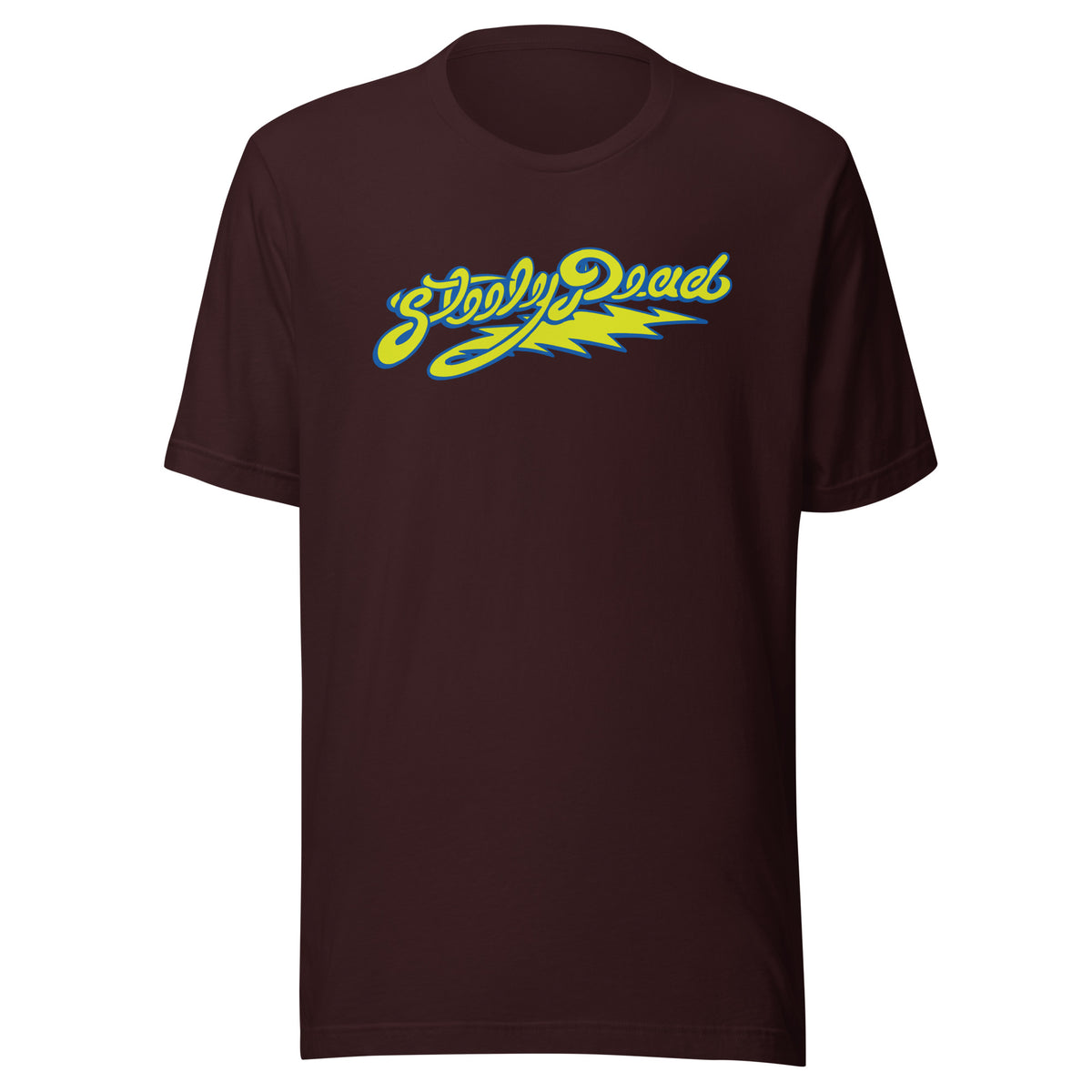 01 Steely Dead Logo yellow w/ blue outline - Unisex t-shirt – Abear Wear